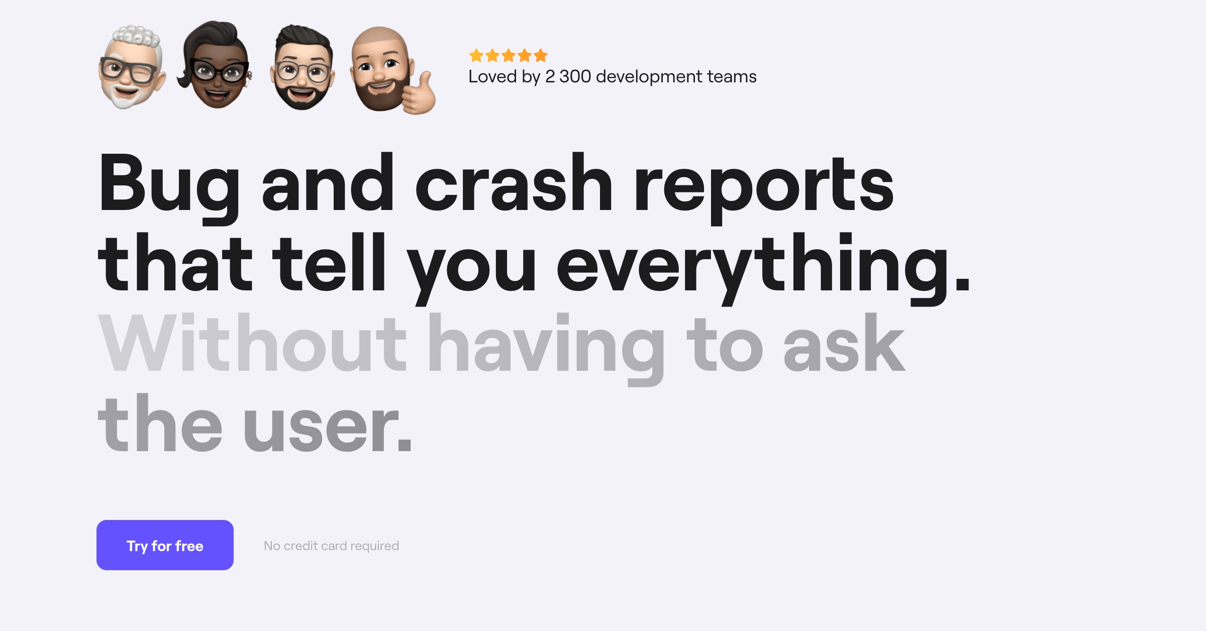 Bug and crash reporting for mobile apps and websites | Shake
