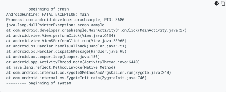Stack traces: what you need to know